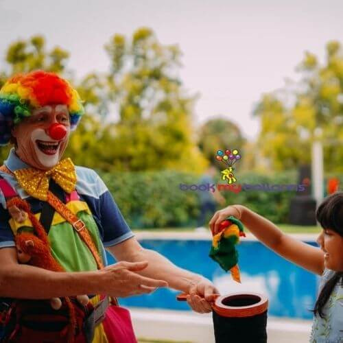 Hire International Clown Party Entertainers in Bangalore