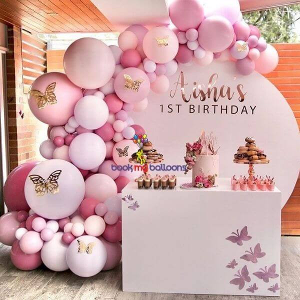 Butterfly Theme Birthday Decoration Client alert